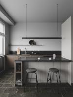 China 20mm 50cm Modern Modular Kitchen Cabinets With Oven Cabinet Plywood Door for sale