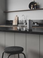 China 20mm 50cm Modern Modular Kitchen Cabinets With Oven Cabinet Plywood Door for sale