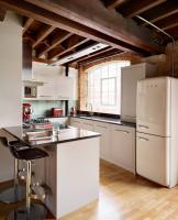 China Wood Furniture Hpl Door Modern Prefab Kitchen Cabinets for sale