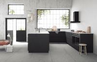 China Wood Furniture Hpl Door Modern Prefab Kitchen Cabinets for sale