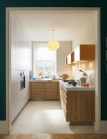 China Wood Furniture Hpl Door Modern Prefab Kitchen Cabinets for sale