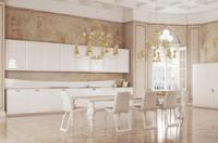 China 18mm 60cm Quartz Top White Modern Modular Kitchen Cabinets With Upper Unit for sale