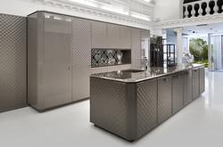 China Customize Modern Modular Kitchen cabinets with Sink tap and Upper cabinets for sale