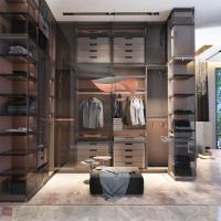 China 2000mm Walk In Bedroom Wardrobe Closets Modern Luxury For Apartment for sale