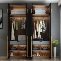 China 22mm Bedroom Glass Door Wardrobe Sliding Doors Closet For Bedroom Furniture for sale