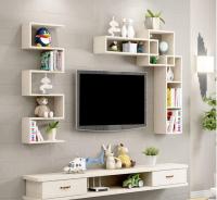 China 60in Living Room TV Shelves Wall Mounted for sale