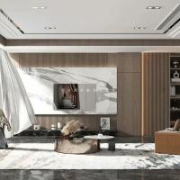 China Living Room TV Shelves With Display Storage Cabinets And Drawers for sale