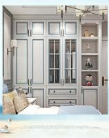 China 220cm Solid Wood Wardrobe Closet Corner Cabinet For Bedroom for sale