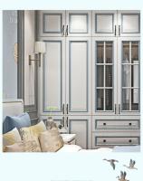 China 220cm Solid Wood Wardrobe Closet Corner Cabinet For Bedroom for sale