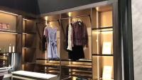 China Bedroom Wooden U Shaped Walk In Closet Storage Units For Clothing Storage for sale