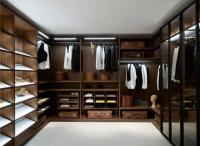 China Bedroom Wooden U Shaped Walk In Closet Storage Units For Clothing Storage for sale