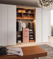 China 2.8M Double Wardrobe With Double Hanging Filing Cabinet Drawer Dividers for sale