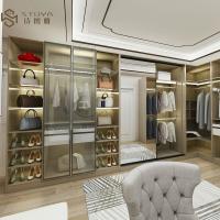 China 18mm Panel Walk In Closet Wardrobe for sale