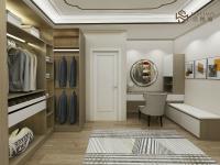 China 18mm Panel Walk In Closet Wardrobe for sale