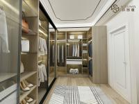 China 18mm Panel Walk In Closet Wardrobe for sale