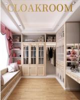 China Luxury Walk In Closet Furniture With Shelves Designs With Storage Basket for sale