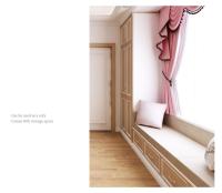 China Luxury Walk In Closet Furniture With Shelves Designs With Storage Basket for sale