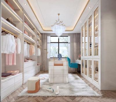 China Blum Metal Frame Sliding Door Walk In Closet Wardrobe Clothing Cabinets ISO9001 for sale