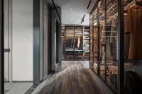 China Blum Metal Frame Sliding Door Walk In Closet Wardrobe Clothing Cabinets ISO9001 for sale