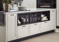 China HPDL 3M Wood Modern Modular Kitchen Cabinets Pantry Cabinet Modern Shaker OEM for sale
