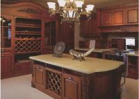 China 1.5cm Panel Contrasting Classic White Kitchen Island And Cabinets For Cooking And Storage for sale