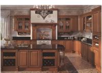 China 1.5cm Panel Contrasting Classic White Kitchen Island And Cabinets For Cooking And Storage for sale