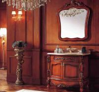 China 1800mm 33in Luxury Solid Wood White Bathroom Vanity Cabinets With Grain Top for sale