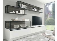China 1600mm Living Room Entertainment Shelves TV Stand 75 Inch TV Entertainment Center for sale