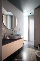 China 36 Inch 400mm 600mm Contemporary Bathroom Cabinets Vanity Melamine Finished for sale