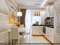 China 2022 Traditional Solid Wood Kitchen  Cabinets And Quartz Stone Top Oven Cabinet Together for sale