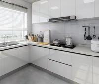 China 50CM Light white Kitchen Cabinets Pantry Storage Unit For Storage Use for sale