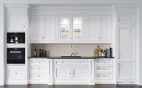 China 4M PVC Modern Kitchen Modular Cabinet Island Bar With 2.5M Switch LED for sale