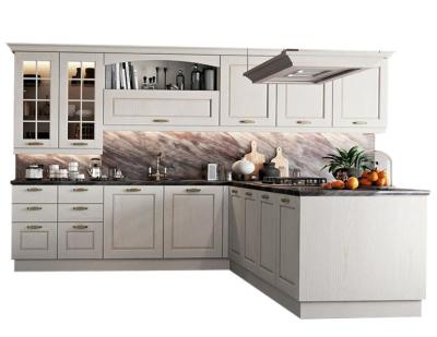 China Luxury Antique Classic Kitchen Cabinet 3C Certified For Home Furniture for sale