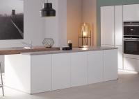 China 3m Long Small Plywood Kitchen Cabinets Modern With Breakfast Counter for sale