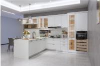 China All Wood RTA Kitchen Cabinets Elegant White 18mm Chip Board Furniture for sale