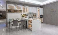 China All Wood RTA Kitchen Cabinets Elegant White 18mm Chip Board Furniture for sale