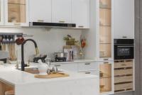 China All Wood RTA Kitchen Cabinets Elegant White 18mm Chip Board Furniture for sale