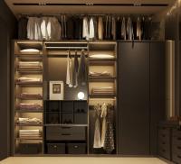 China 5M Sliding Door Wardrobe Closet With Open Shelves And Jewelry Drawer for sale