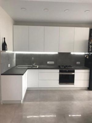 China Modern Style Plywood Kitchen Cabinets Italy Design Built In Pantry And Drawer Basket for sale