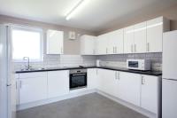 China White Modern Modular Kitchen Cabinet Blum Hardware And Nuomi Accessories for sale