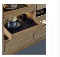 China Simple Modular plywood kitchen cabinets Melamine Finishing For Home Improvement for sale