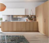 China Simple Modular plywood kitchen cabinets Melamine Finishing For Home Improvement for sale