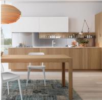 China Simple Modular plywood kitchen cabinets Melamine Finishing For Home Improvement for sale