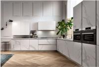 China White Shaker Cabinets American PVC Door Solid Wood Kitchen Cabinets for sale