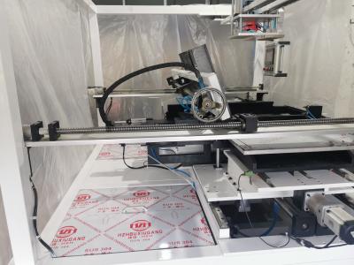 China Single Double Rows Aluminium Core Assembly Machine Max 90mm Head Plate Width for sale