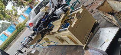 China Semi Automatic Aluminum Radiator Core Builder Machine Maximum Size 900*900mm for sale