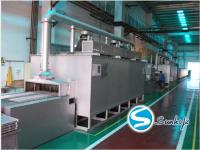 China Four Sections Aluminum Brazing Furnace 650-700 Degree  Spray Drying Air Cooling Area for sale