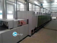 China AC380V 45KW Drying Zone Aluminum Brazing Furnace With Radiant Tube Heating for sale