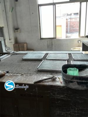 China Four Sections Aluminum Brazing Furnace 650-700 Degree Spray Drying Mesh Belt 200mm/min for sale