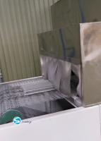 China PLC Aluminum Brazing Furnace With 316L Stainless Steel Braided Mesh Belt 35-45m3/H Nitrogen Consumption for sale